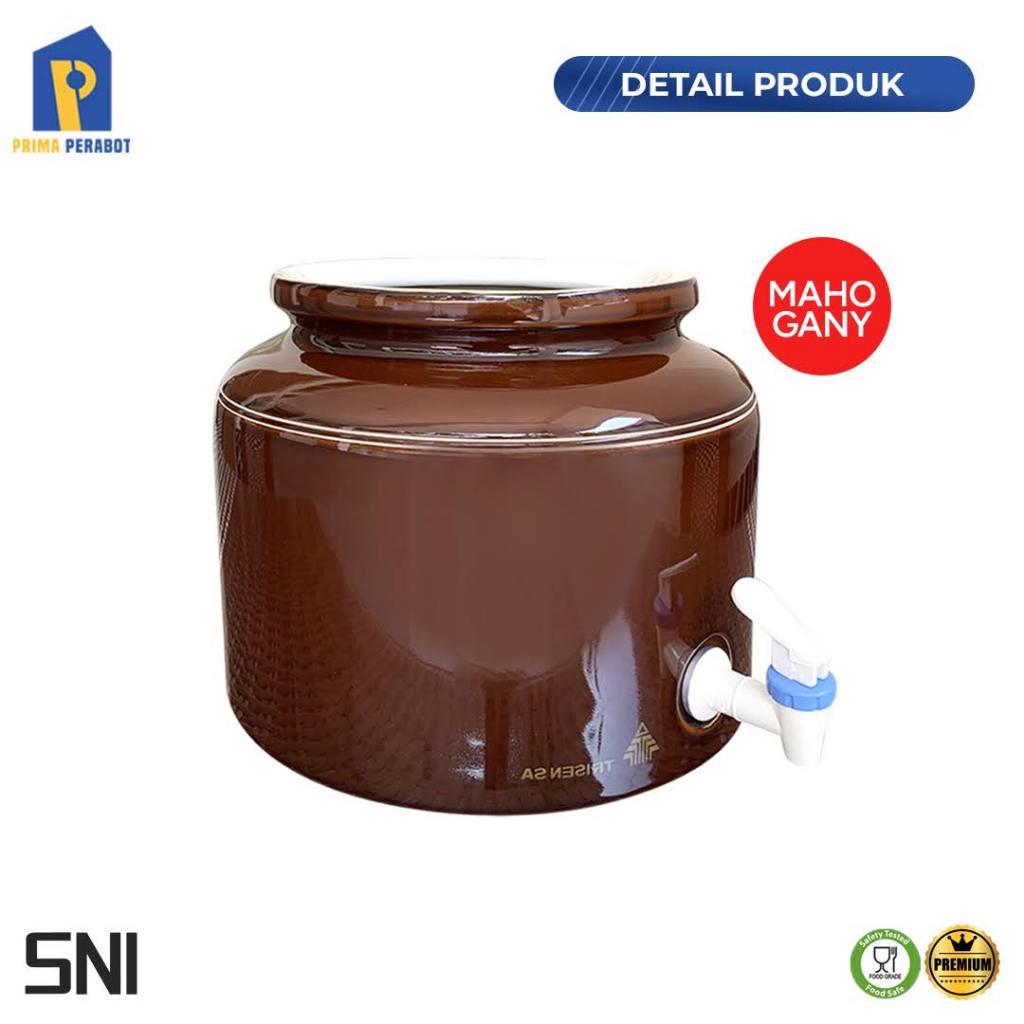 Jual Guci Galon 12 Liter Dispenser Air Gentong Air Keramik Polos ...
