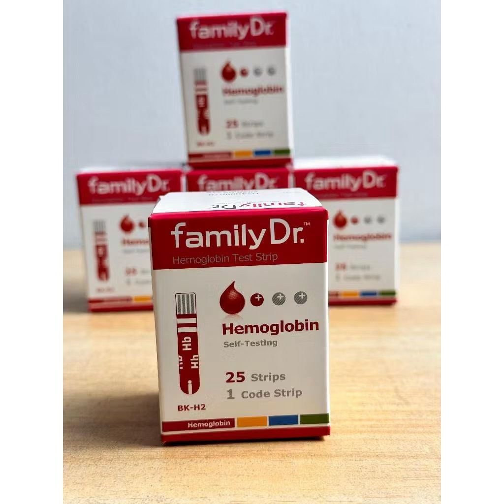 Jual Family Dr HB BK-H2 strip test hemoglobin 25's / strip hemoglobin ...