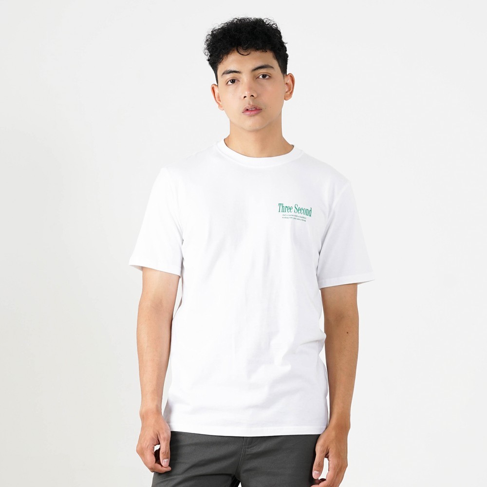 Jual 3Second Kaos Pria Lengan Pendek Regular Fit Katun Carel OL-CG381224 | Shopee Indonesia