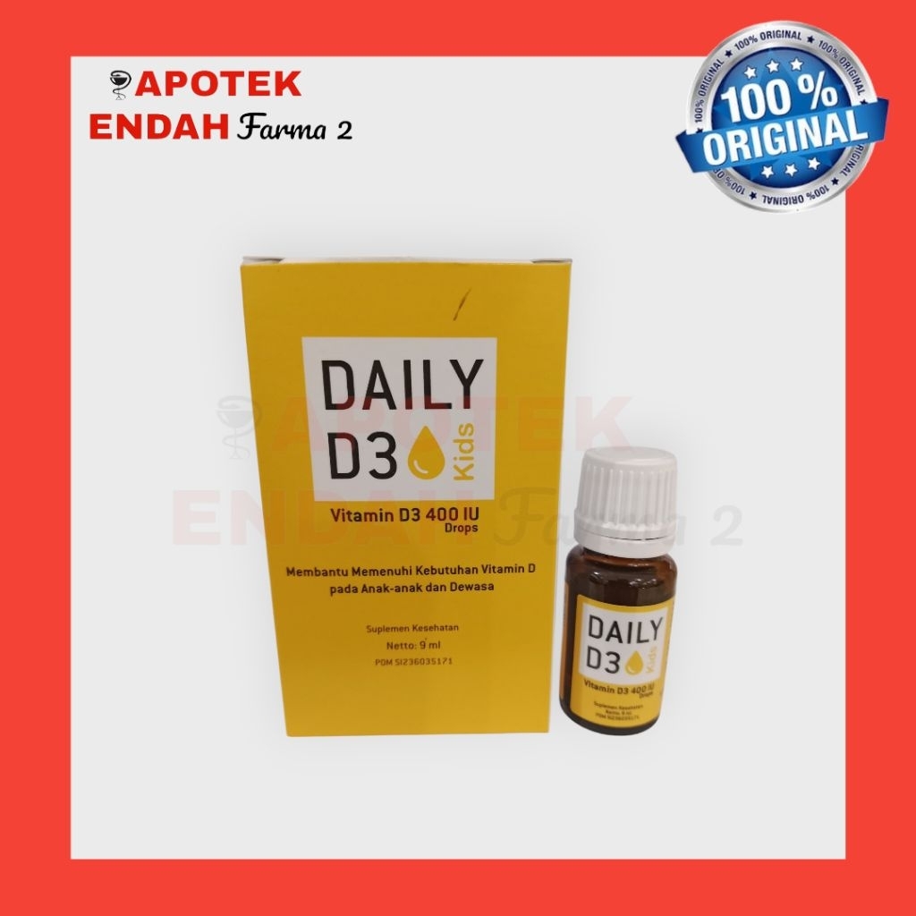Jual DAILY D3 DROPS VITAMIN D3 UNTUK ANAK | Shopee Indonesia