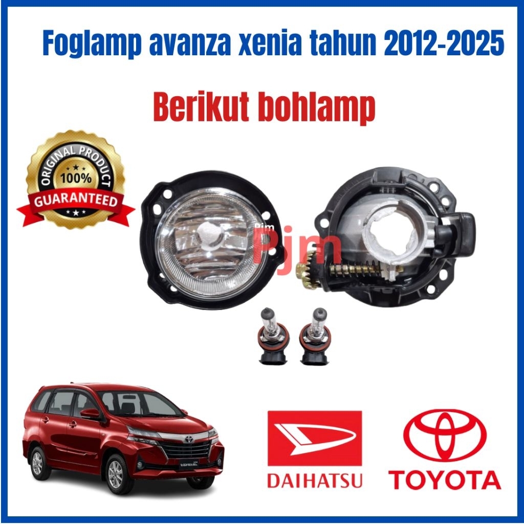 Jual FOGLAMP / LAMPU KABUT + BOHLAMP UNTUK MOBIL AVANZA XENIA (2012 ...