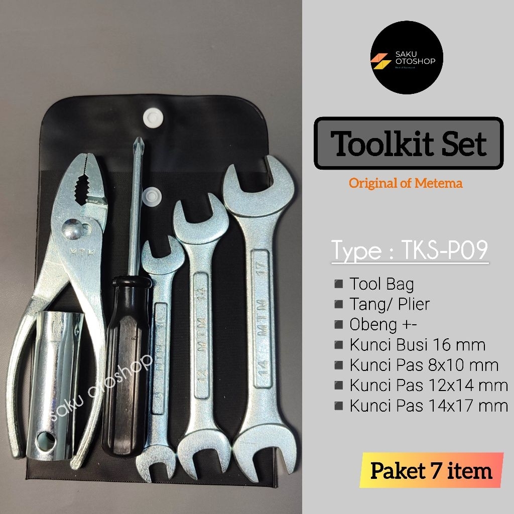 Jual Toolkit motor set/kunci motor lengkap bebek dan matic /kunci busi ...