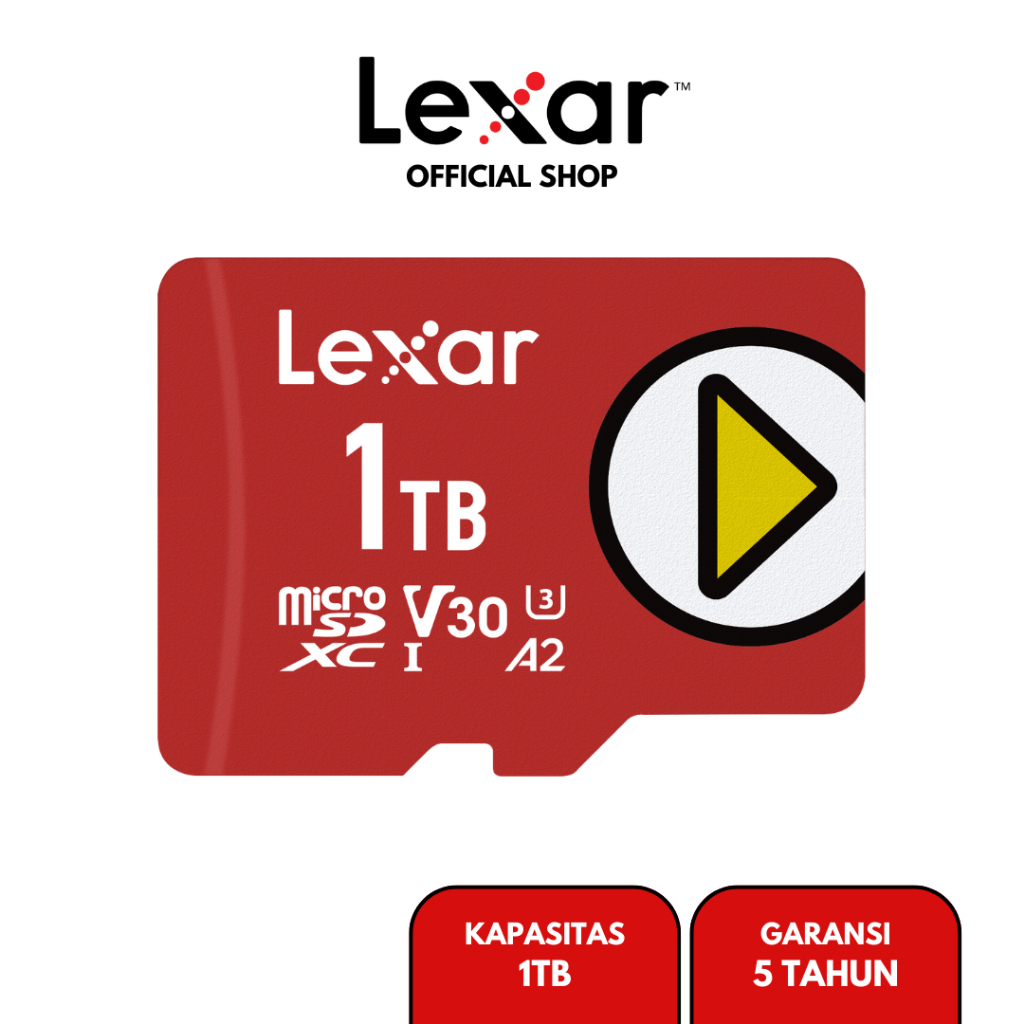 Jual Lexar Play Micro SDXC 1TB Up To 205MB/s - Original | Shopee Indonesia