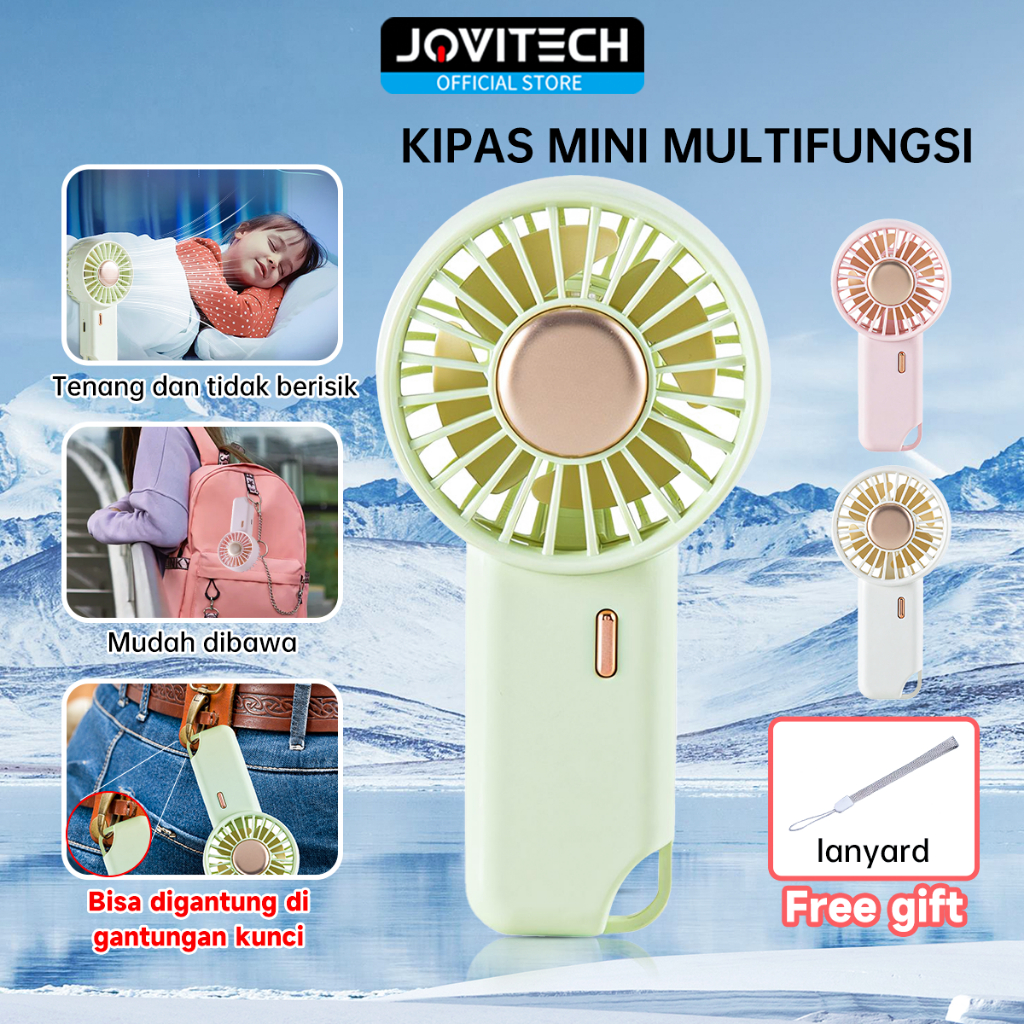 Jual Jovitech Kipas Mini F02 Multifungsi Kipas USB Genggam 3 Speed ...