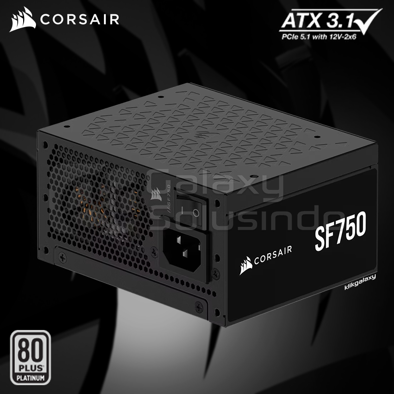 Jual Corsair SF750 750Watt 80 Plus Platinum ATX 3.1 Full Modular Power Supply | Shopee Indonesia