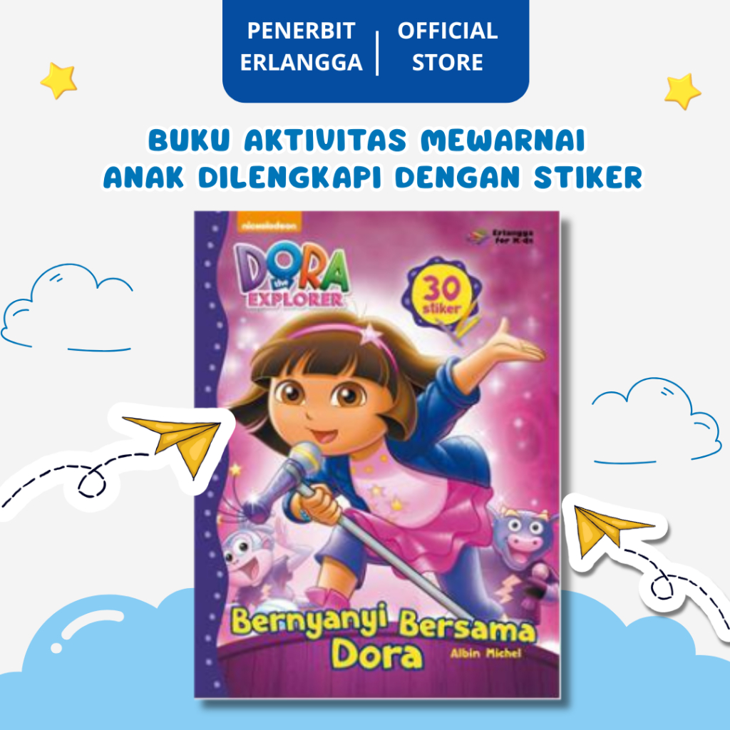 Jual [Erlangga Official] Buku Aktivitas Anak: Dora The Explorer ...