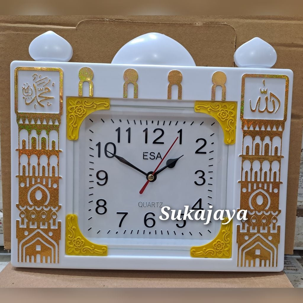 Jual jam dinding unik bentuk masjid | Shopee Indonesia