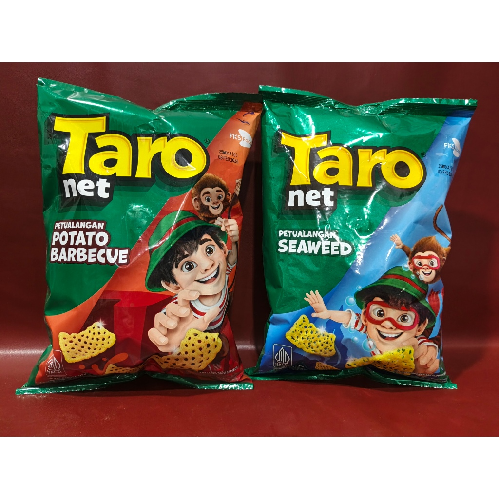 Jual Taro Net Petualangan Jumbo Size Snack 115g - Seaweed | Potato ...