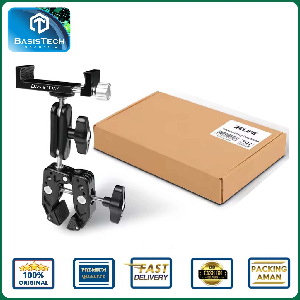 Jual HOLDER KAMERA MIKROKOP - HOLDER CLAMP MULTIFUNCTIONAL - HOLDER HP ...