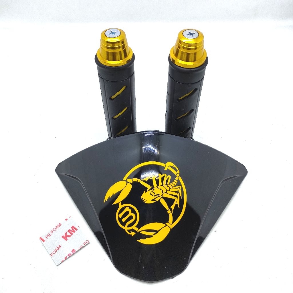 Jual Visor Hitam MX OLD, Mio Smile, Jupiter BurHan Stiker Scorpio ...