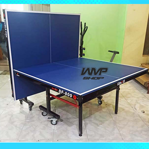 Jual Meja Pingpong Meja Tenis Meja Double Fish MDF 18 Mm Roda Jumbo Type DF 800 - Si MANTAP ...