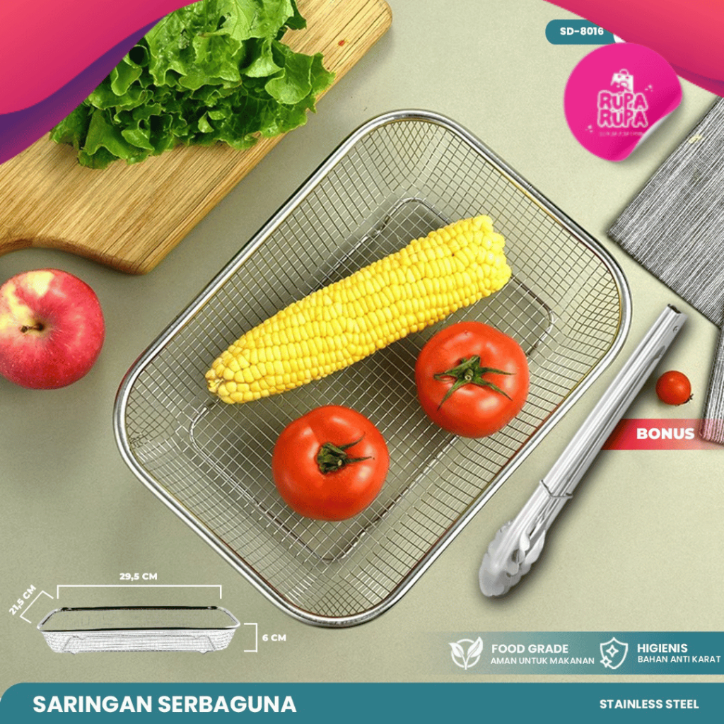Jual SD8016 SARINGAN SERBAGUNA GRATIS CAPITAN BBQ STAINLESS / SARINGAN ...