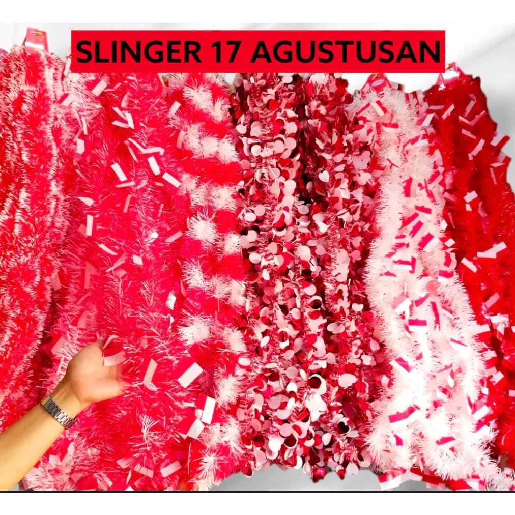 Jual Slinger Merah Putih Rumbai Merah Putih Hiasan Dekorasi Kemerdekaan ...