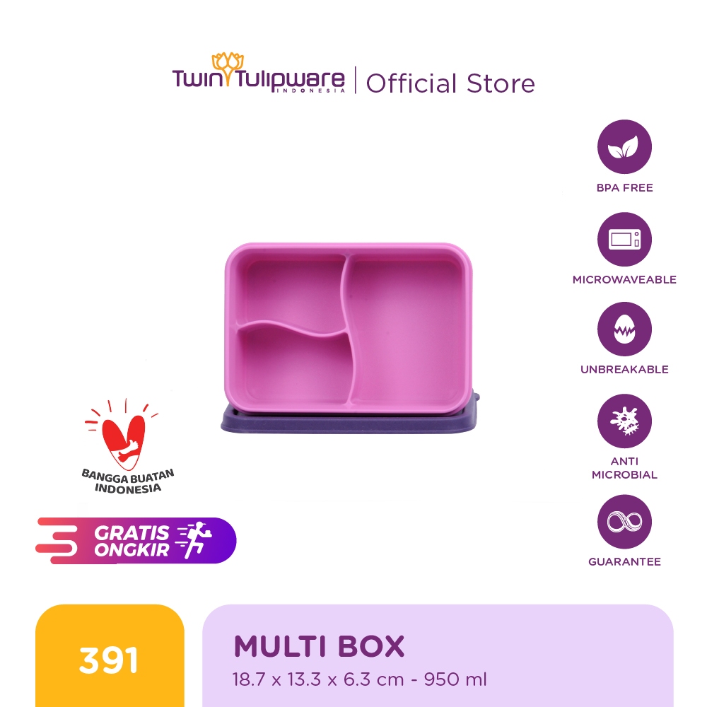 Jual Twin Tulipware Multi Box | Shopee Indonesia