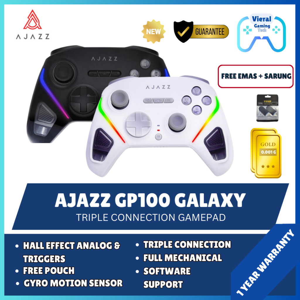 Jual Ajazz GP100 / GP-100 Galaxy Wireless Gamepad Mechanical Switch ...
