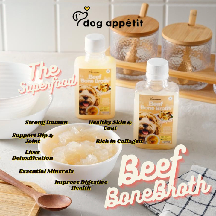Jual DOG APPETIT - BEEF Bone Broth Kaldu Daging Sapi Vitamin Calcium ...