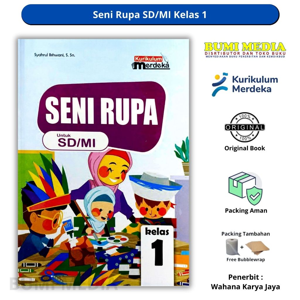 Jual Buku Seni Rupa SD/MI Kelas 1 Kurikulum Merdeka WAHAN KARYA JAYA | Shopee Indonesia