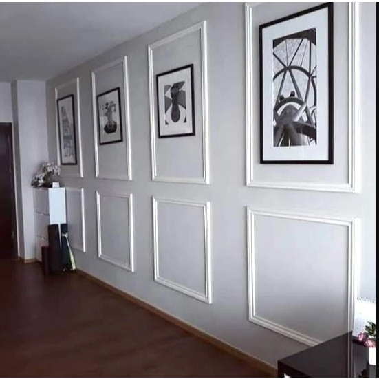 Jual Lis List Border Profil Wall Moulding/Molding Panel PVC Dekorasi Hiasan Dinding Anti Rayap ...