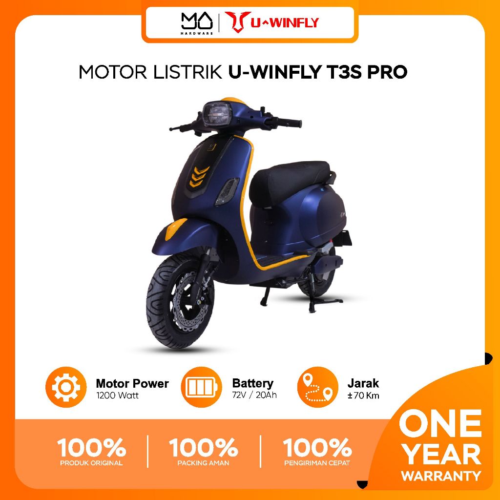Jual Motor listrik Uwinfly T3S PRO - Garansi Resmi | Shopee Indonesia