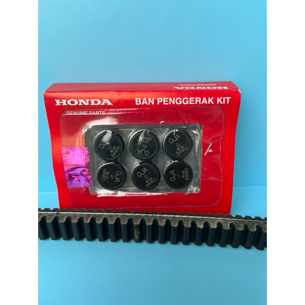 Jual VANBELT / V-BELT GENIO + ROLLER VANBEL ASSY SET ROLLER GENIO BEAT NEW SCOOPY DONAT BEAT ...