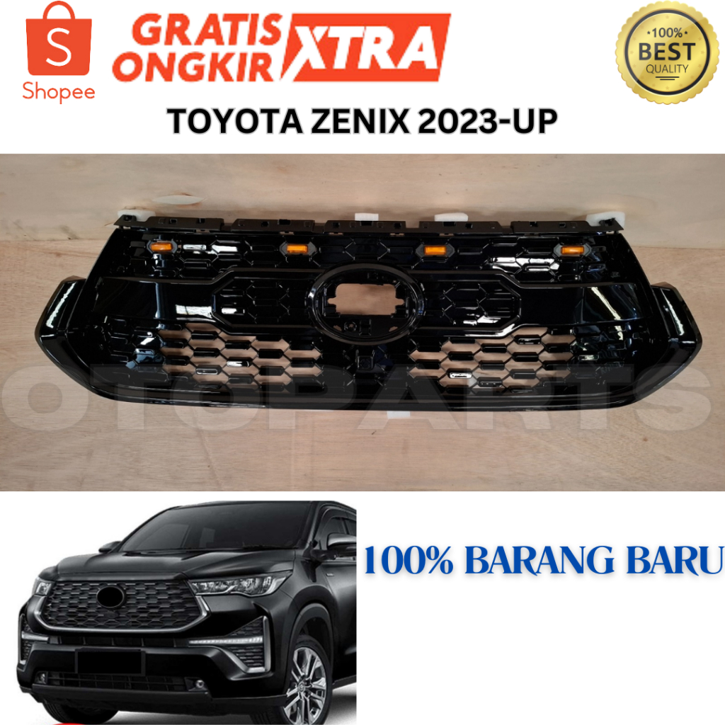 Jual GRILL RAMBANG RAM GRILLE MODIFIKASI LED TOYOTA ZENIX 2023 2024 ...