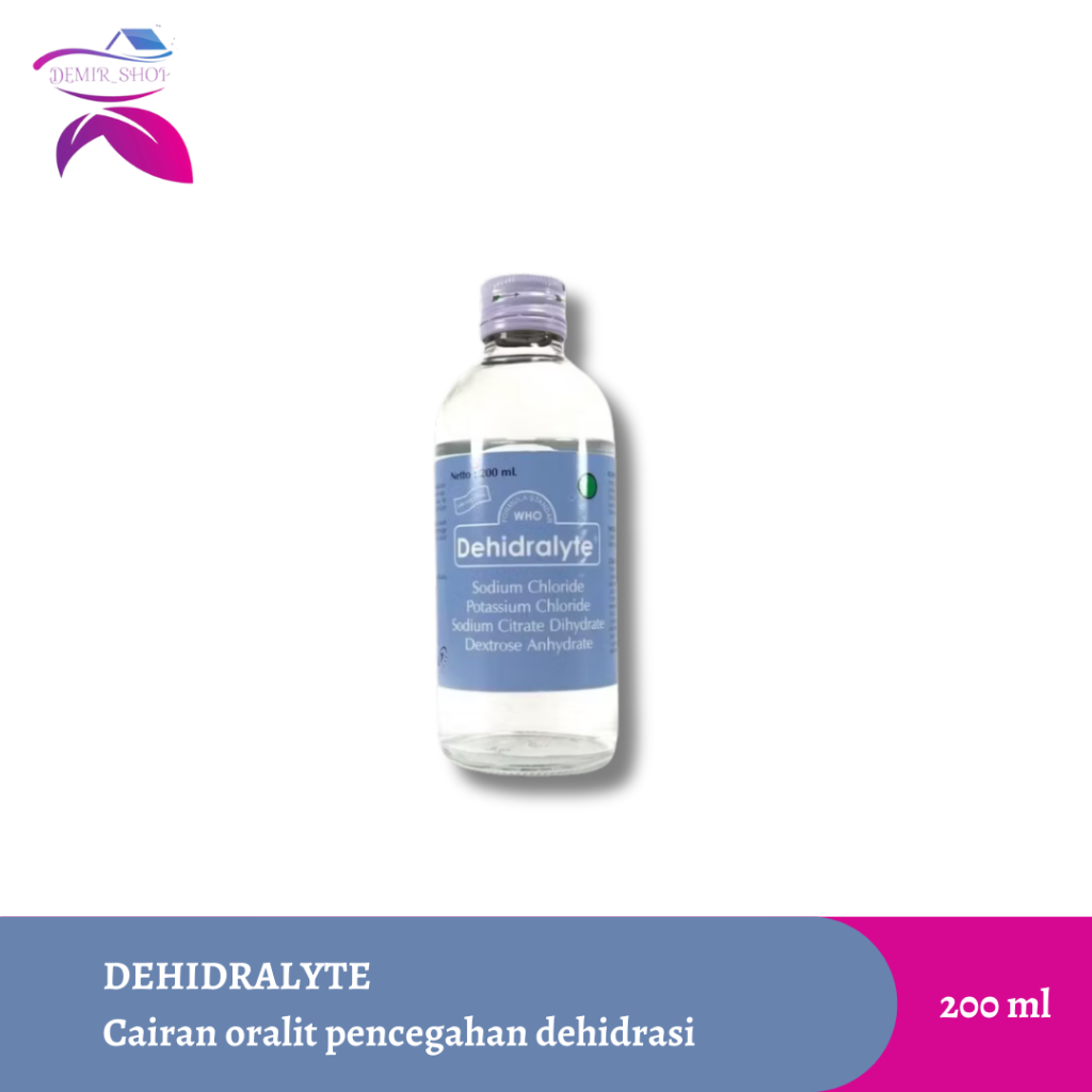 Jual Dehidralyte 200ml Cairan Larutan Oralit Pencegahan Dehidrasi ...