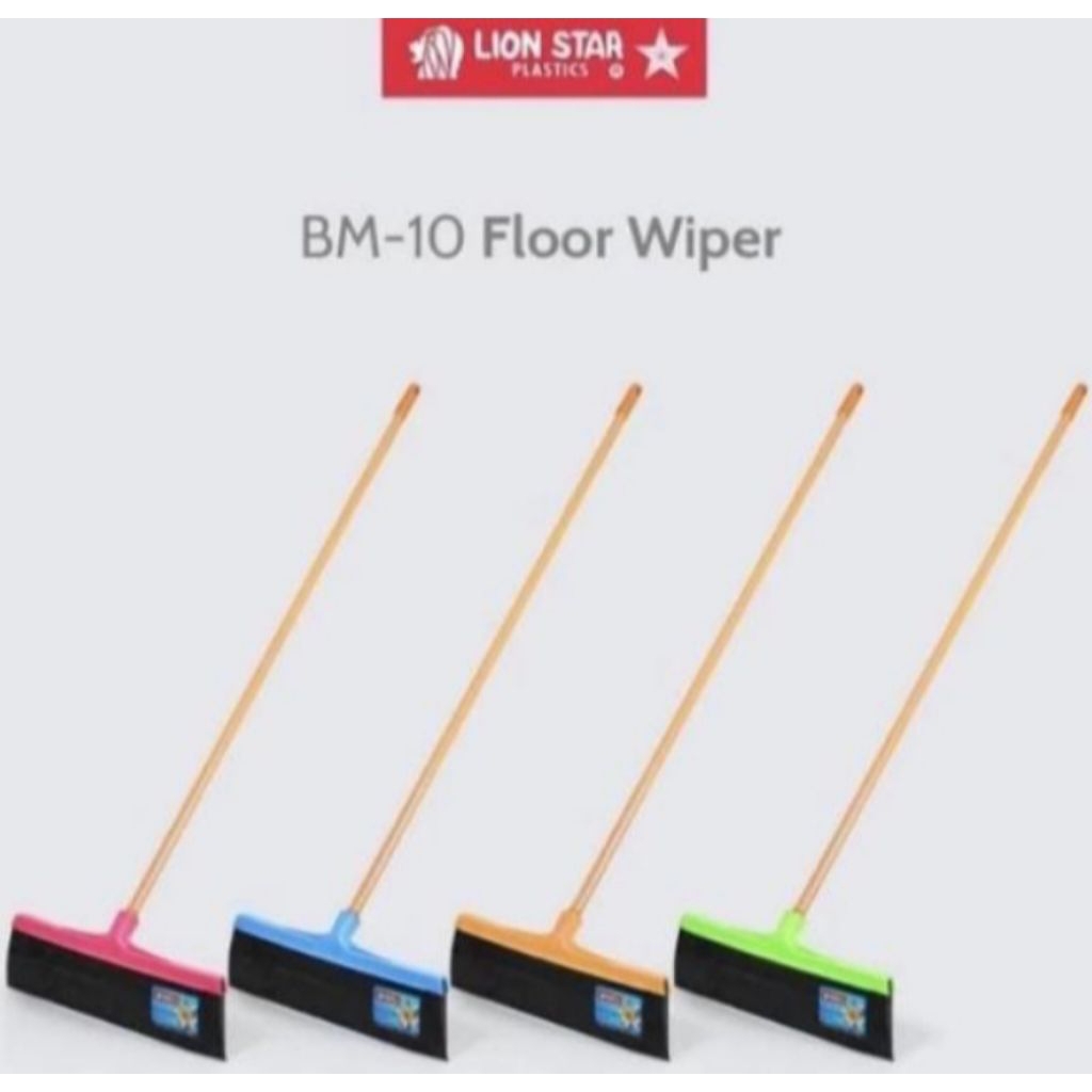 Jual LION STAR BM-10 Floor Wiper/ Serokan Dorongan Air Gagang Panjang ...