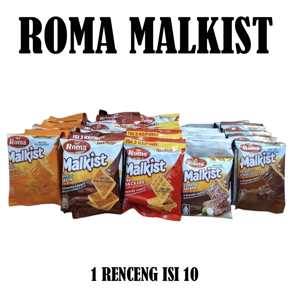Jual ROMA MALKIST RENCENG ISI 10 | Shopee Indonesia