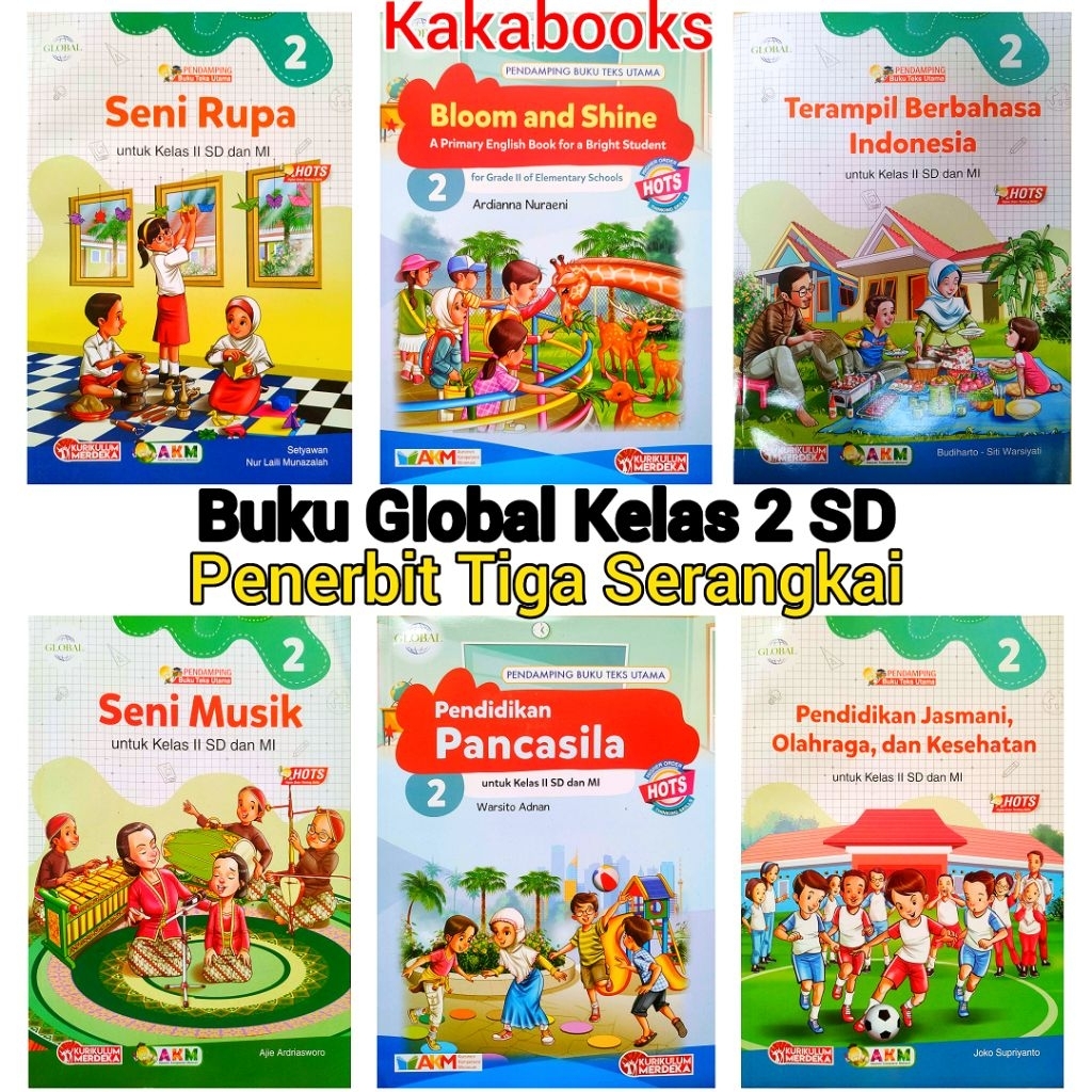 Jual Buku Global - Tiga Serangkai - kelas 2 SD/MI - kurikulum merdeka | Shopee Indonesia
