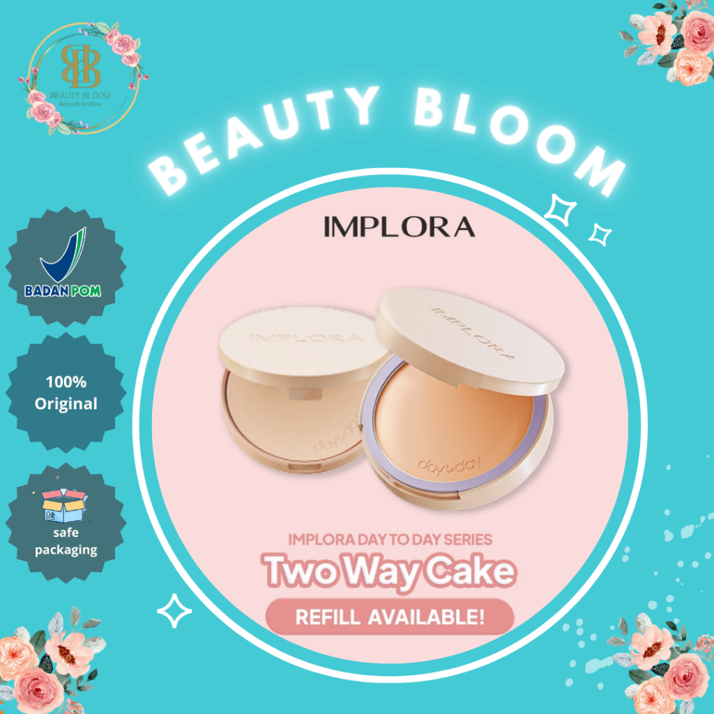 Jual IMPLORA Day to Day Two Way Cake / Two Cake Implora | Shopee Indonesia