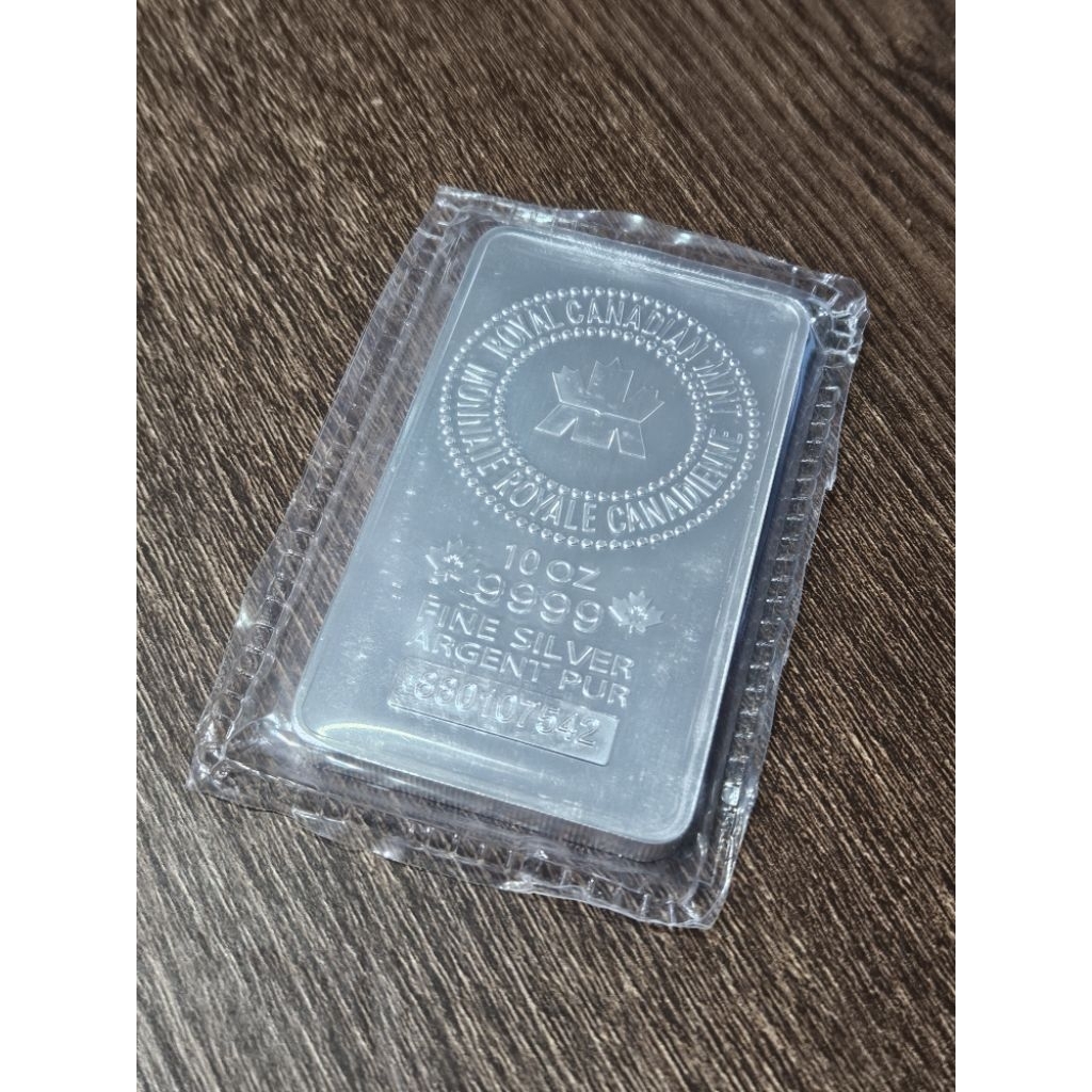 Jual Royal Canadian Mint 10 oz Silver Bar - Perak Batangan RCM 9999 ...