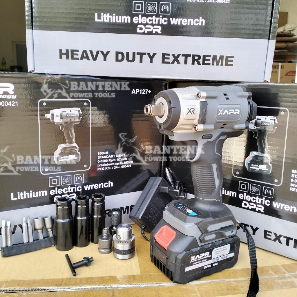 Jual MESIN PEMBUKA BAUT CVT RODA MOTOR MOBIL IMPACT WRENCH APR AP127 ...