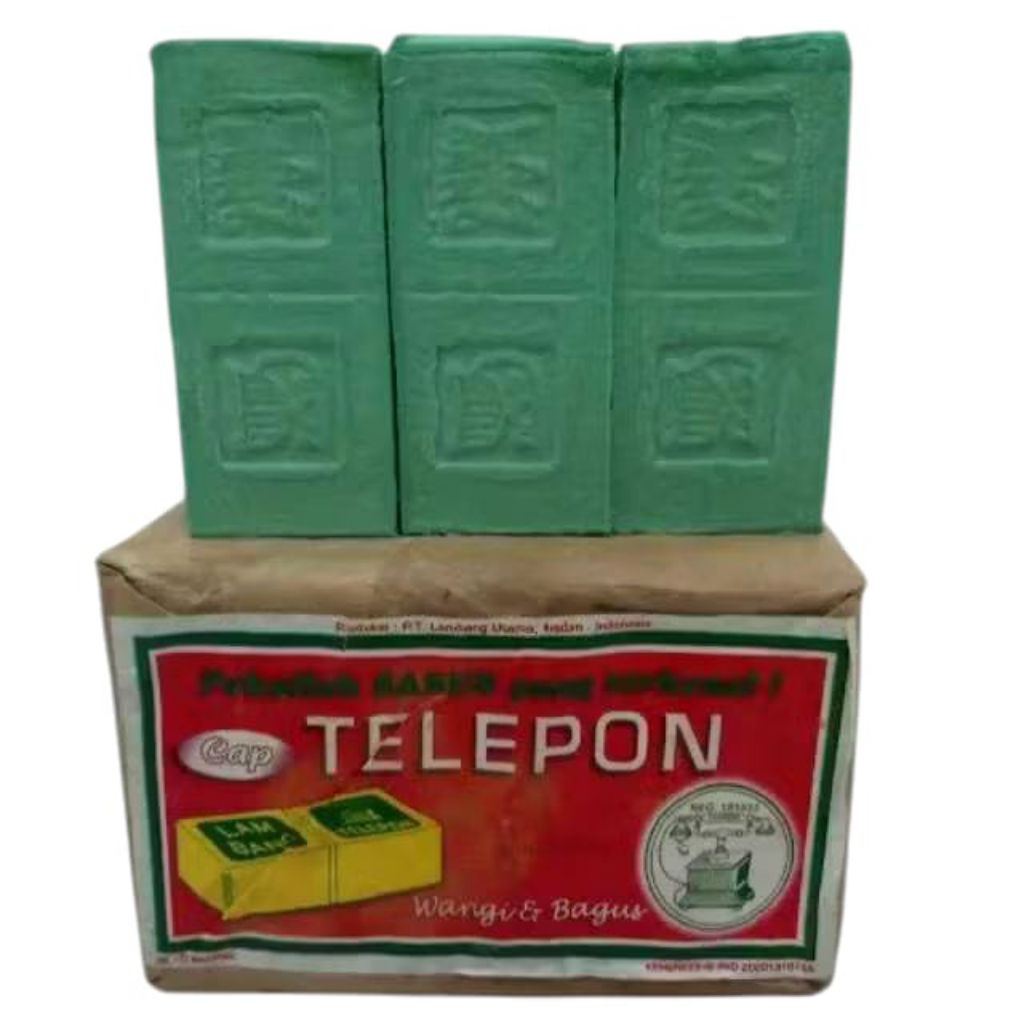 Jual Sabun Batang Cap telepon Sabun cuci pemberesih noda membandel 12 ...