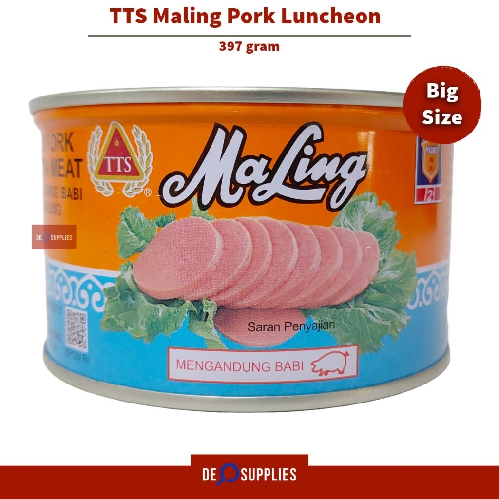 Jual Maling Ham Babi TTS 397gr - Pork Luncheon Meat Daging Babi Kaleng ...