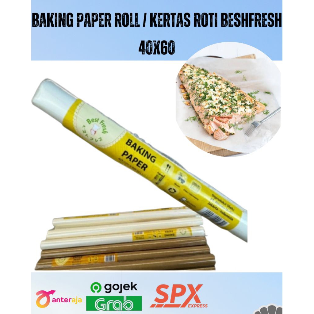 Jual Baking Paper / Kertas Roti 1 Roll Isi 5 Lembar | Shopee Indonesia