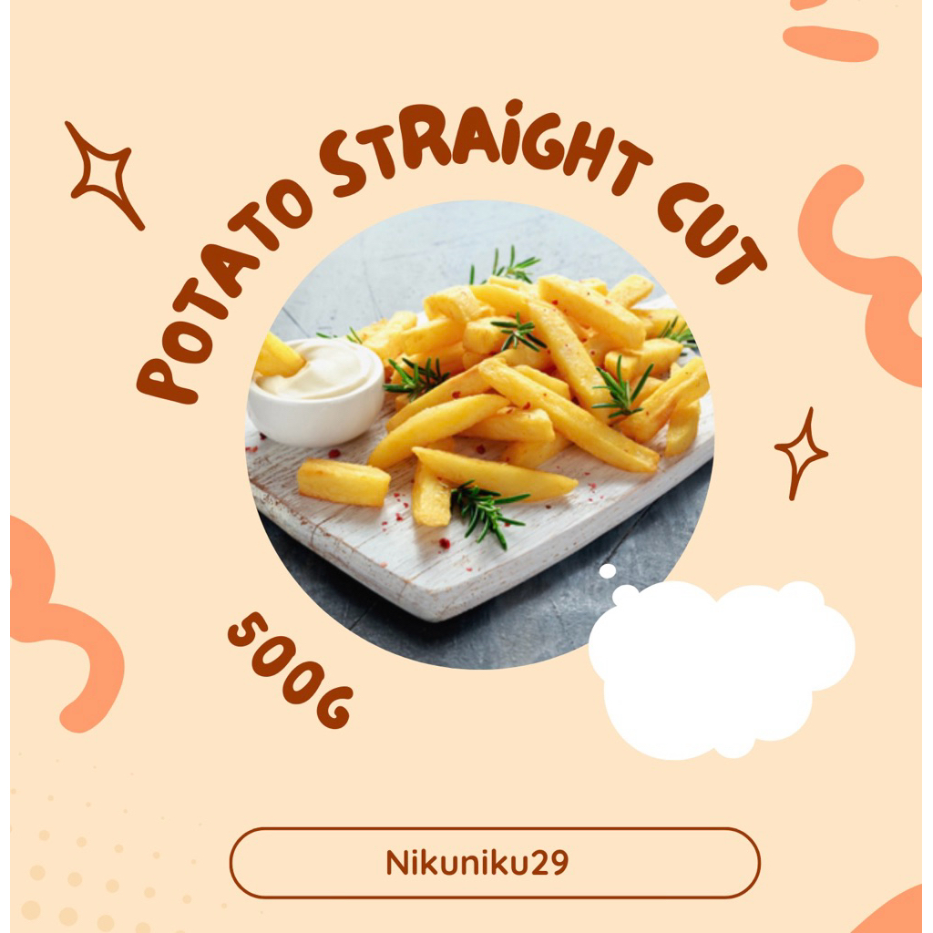Jual Potato straight cut 500g | Shopee Indonesia