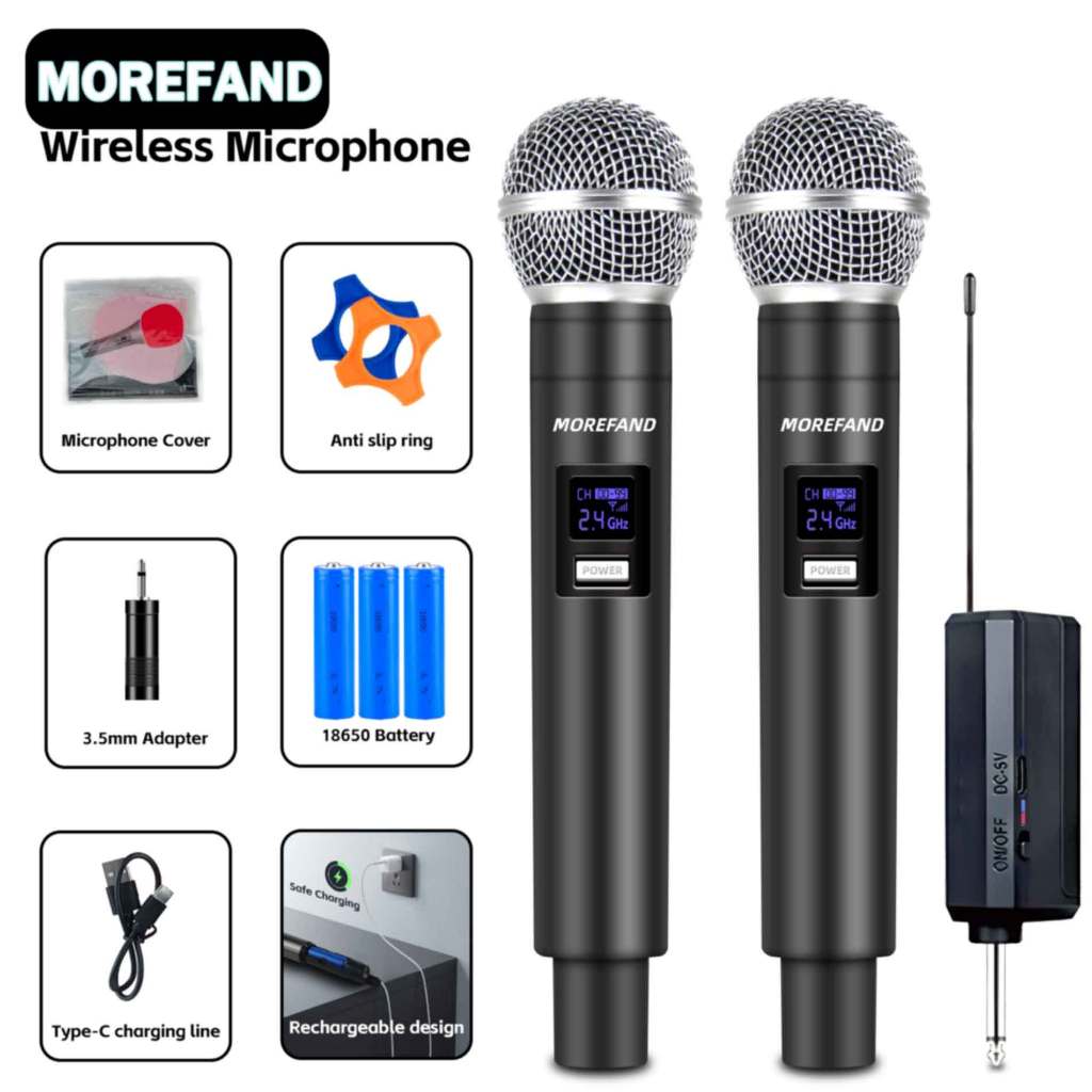 Jual wireless microphones UHF wireless microphones fixed frequency ...