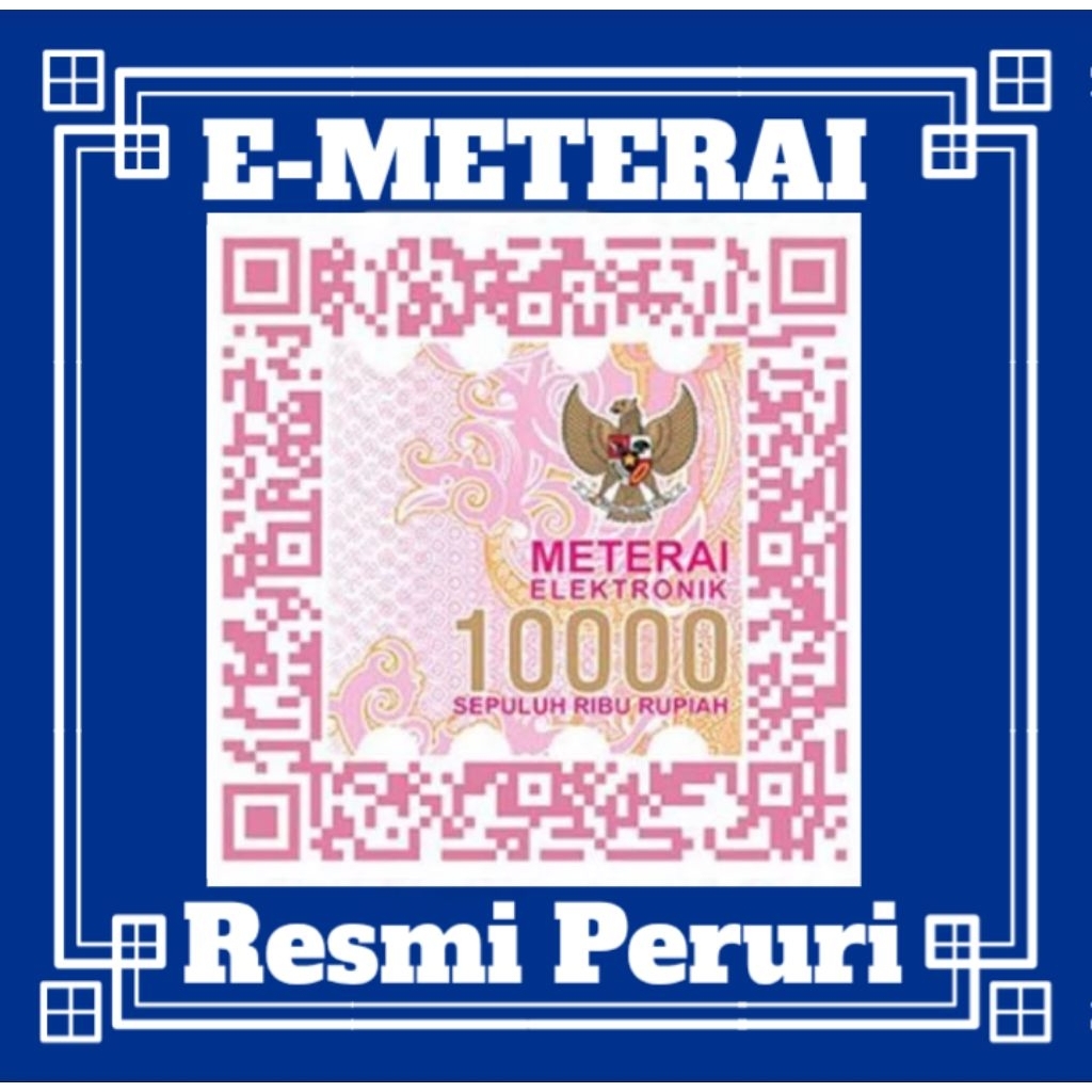 Jual E-METERAI RESMI PERURI | Shopee Indonesia