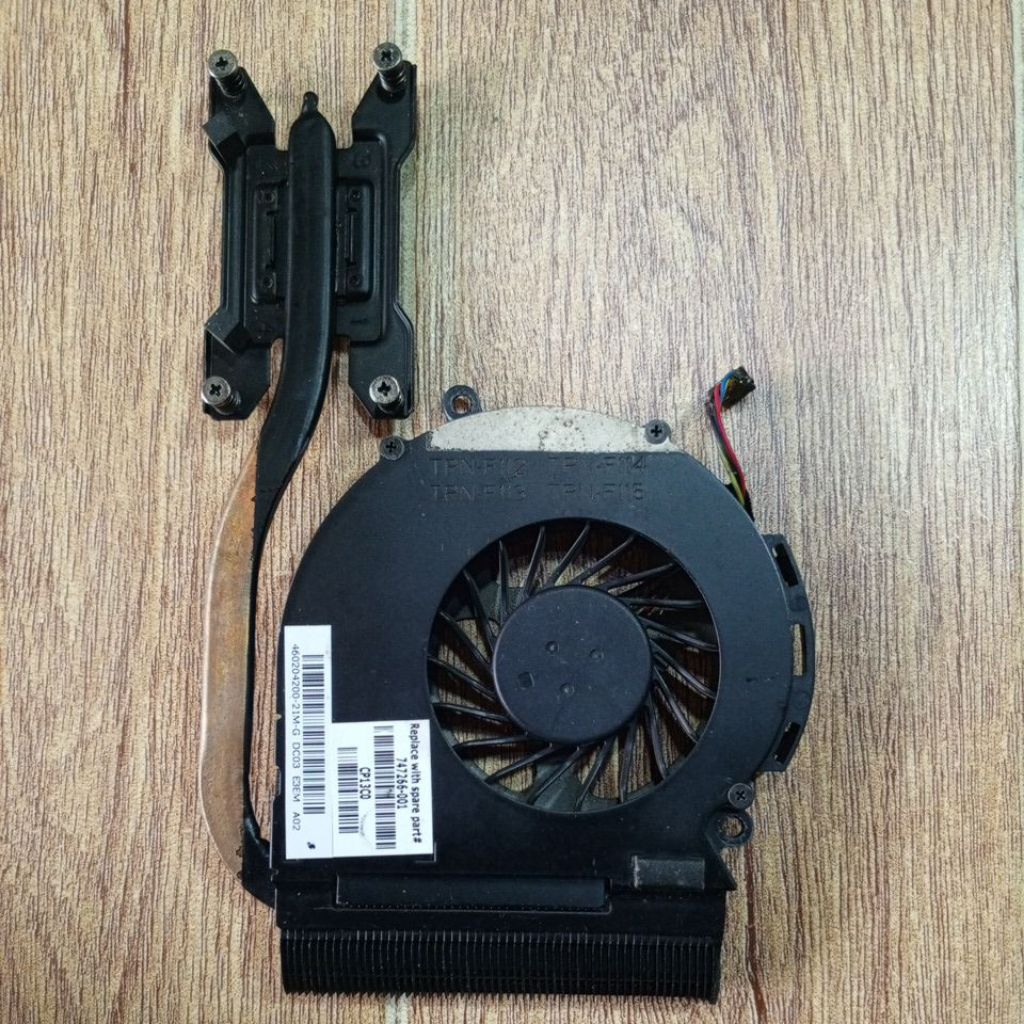 Jual hetsink fan kipas processor, laptop HP 14-D010AU, kondisi baik ...