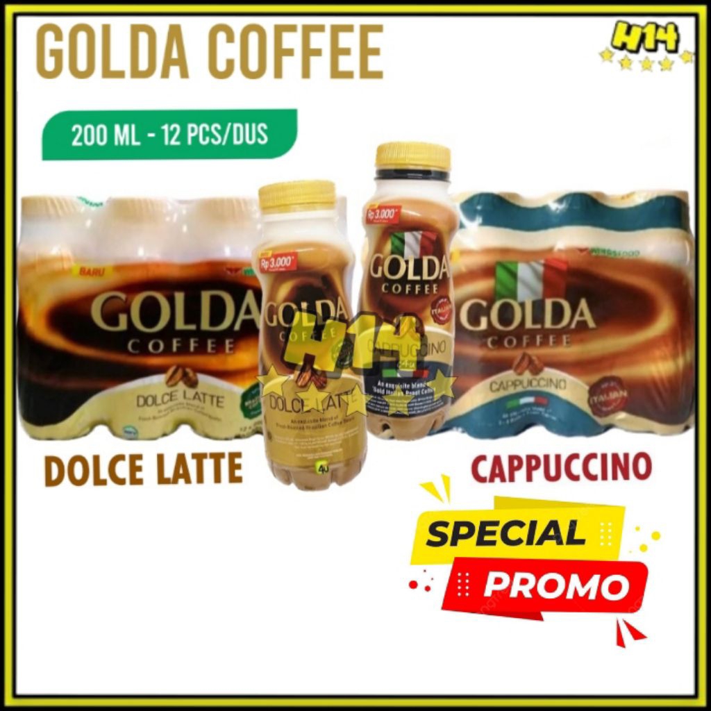 Jual 1 Dus Golda Coffee Cappuccino 200 ML ( Isi 12 Pcs ) | Shopee Indonesia