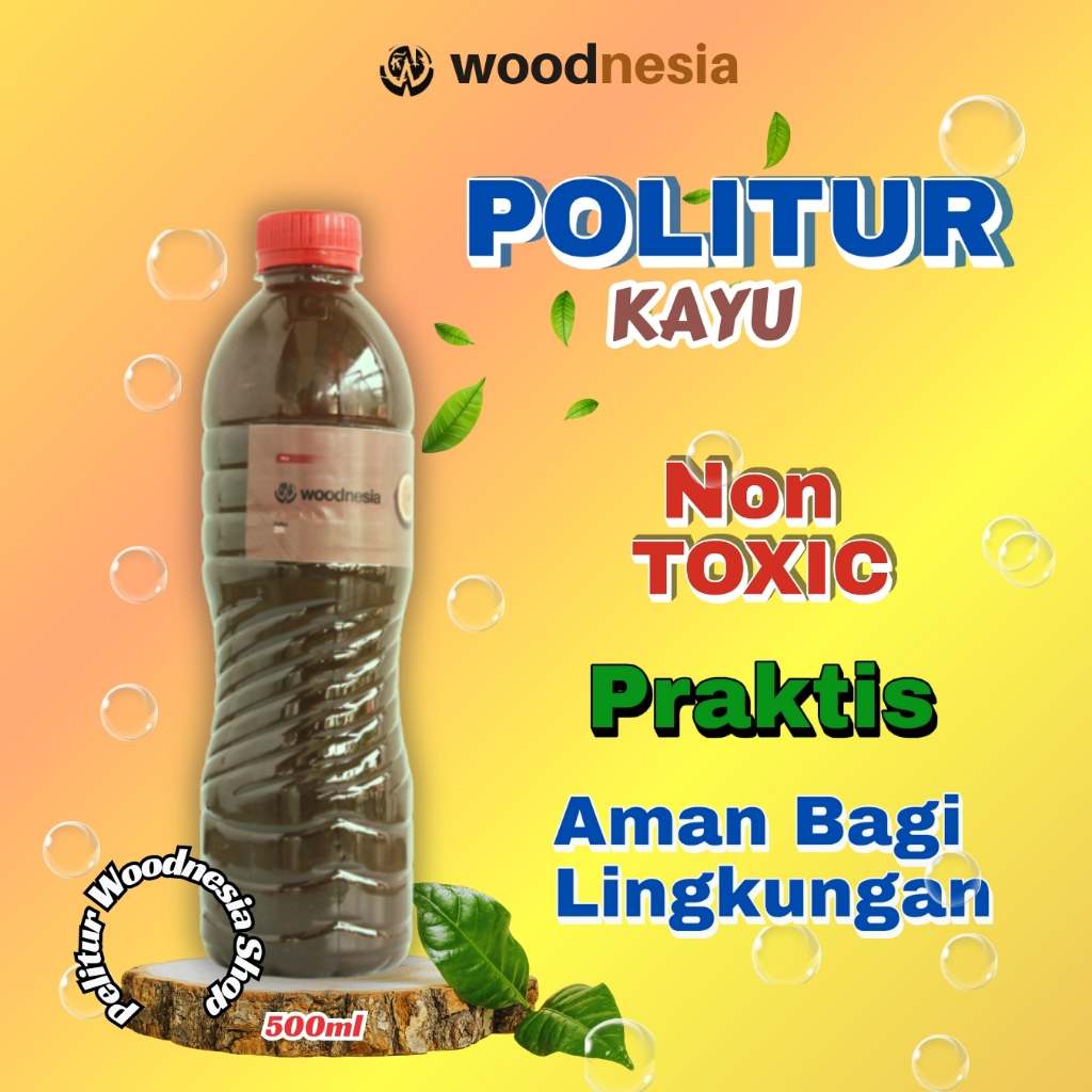 Jual Cat Politur Kayu Waterbased Woodnesia Pewarna Kayu Jati Mahoni ...
