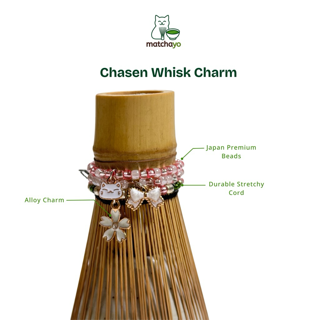 Jual Matchayo Whisk Charm | Chasen Charm | Hiasan Pengaduk Matcha | Shopee Indonesia