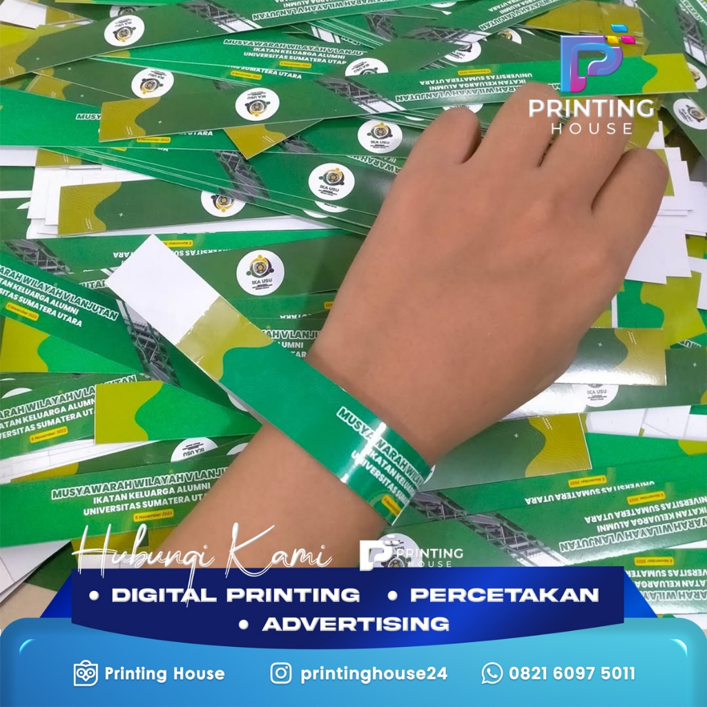 Jual Cetak Gelang Event Custom | Wristband Full Color | Tahan Air ...