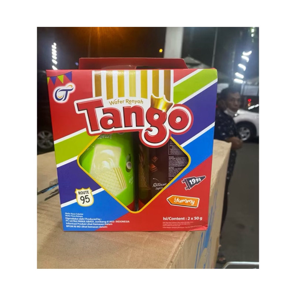 Jual Tango wafer renyah paket kaleng isi 2 x 50g | Shopee Indonesia