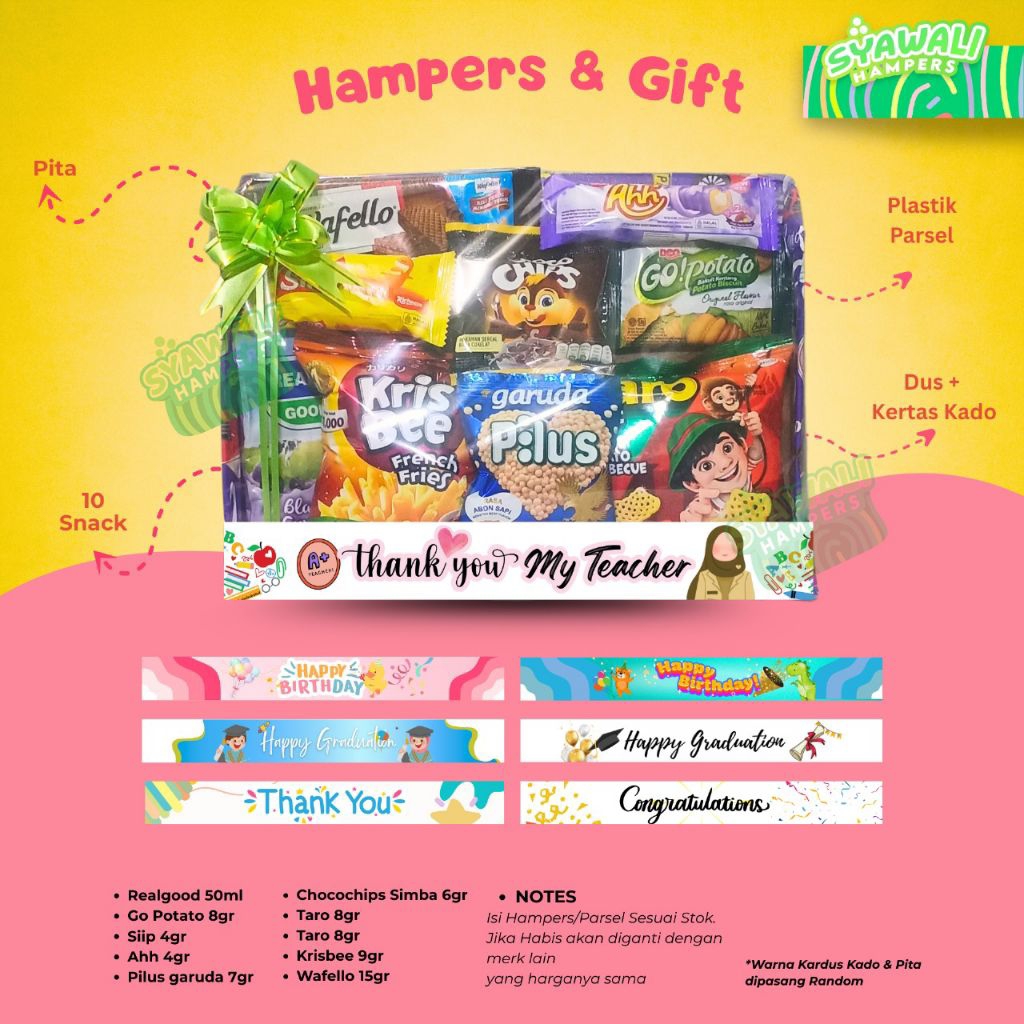 Jual Hampers / Hampers Ulang Tahun / Hampers Wisuda / Hampers Guru ...