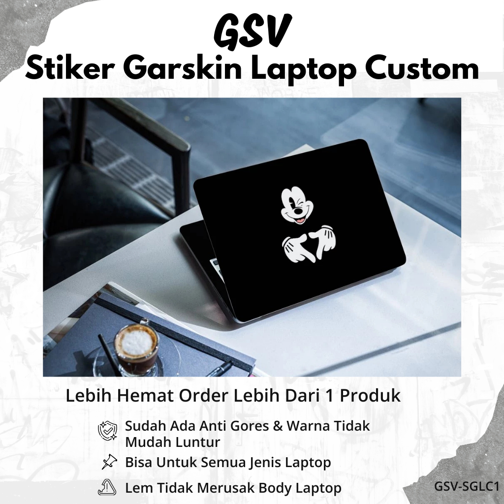Jual Garskin Laptop Stiker Pelindung Laptop Custom 10-17 inch Stiker ...