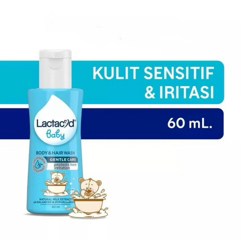 Jual LACTACYD BABY BIRU GENTLE CARE HAIR AND BODY WASH SABUN MANDI BAYI ...