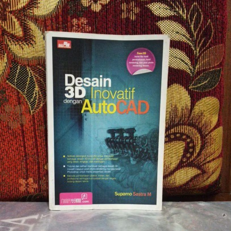 Jual Buku Original hanya Desain 3D Inovatif dengan AUTOCAD Suparno ...
