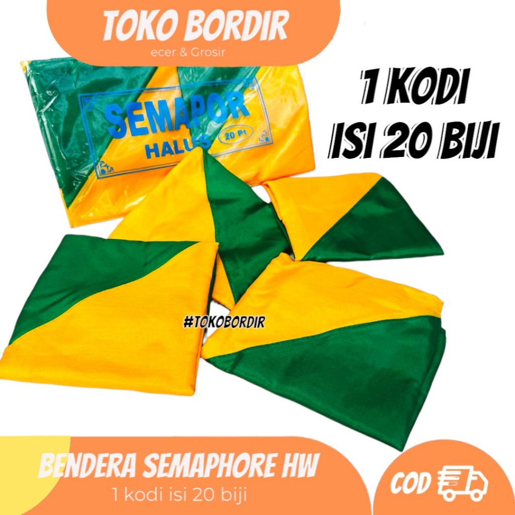 Jual 1 kodi Bendera semaphore HW isi 20 biji ( HIZBUL WATHAN ) | Shopee ...