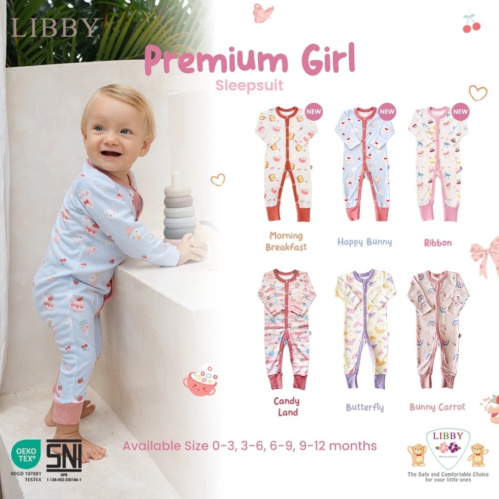 Jual Libby Sleepsuit | Libby Sleepsuit Boy | Libby Sleepsuit Girl | Libby Sleepsuit 1 Pcs ...